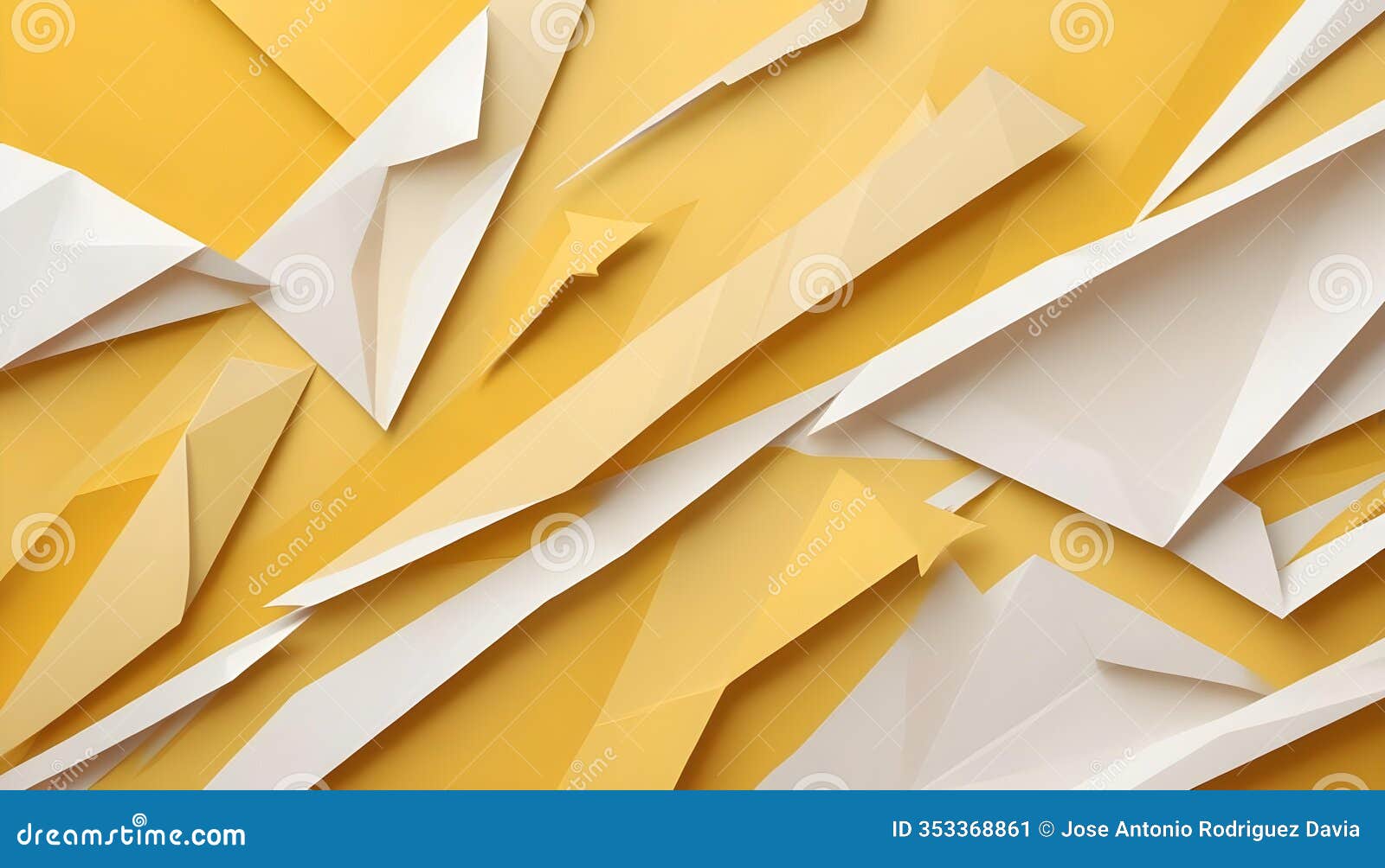 Yellow and White Abstract Background Stock Illustration - Illustration ...