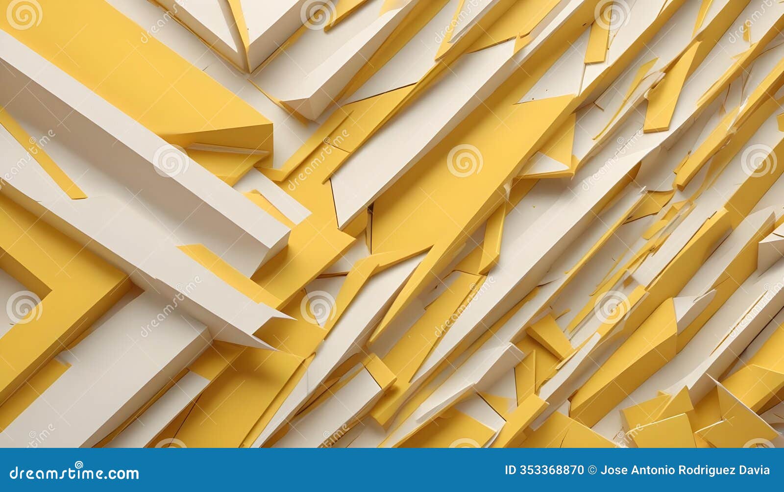 Yellow and White Abstract Background Stock Illustration - Illustration ...