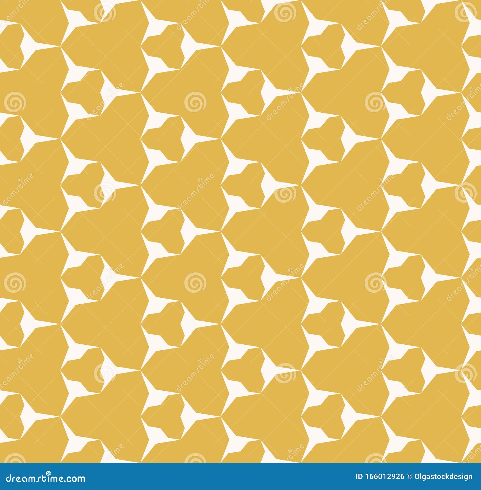 Yellow and White Abstract Geometric Seamless Pattern with Triangles ...