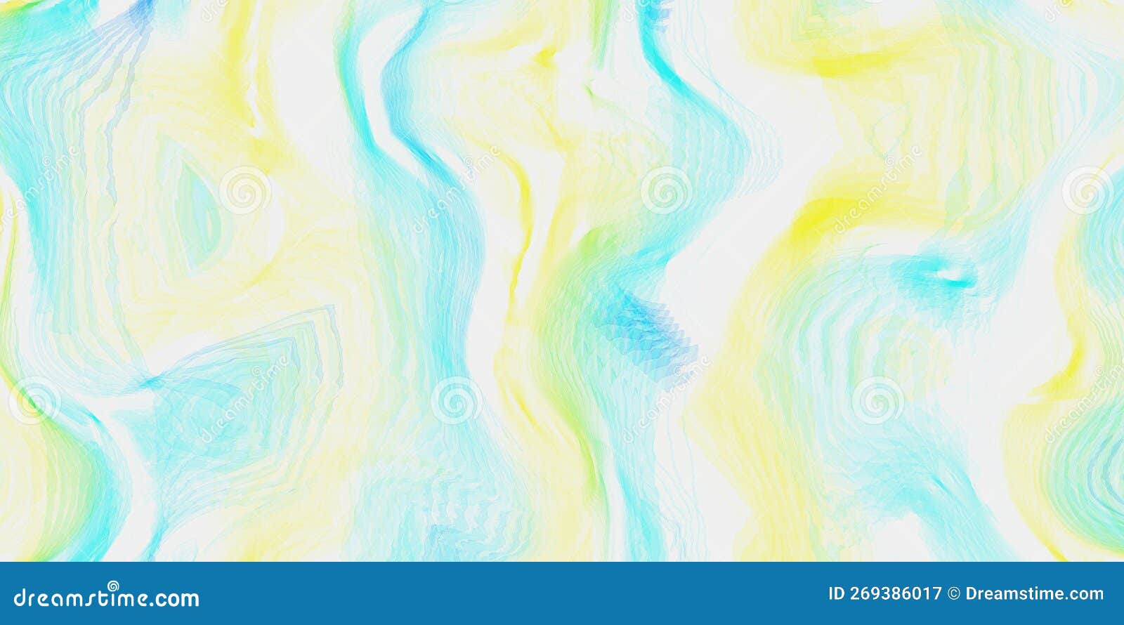 Yellow White Blue Color Streaks Background. Colored Smooth Blending ...