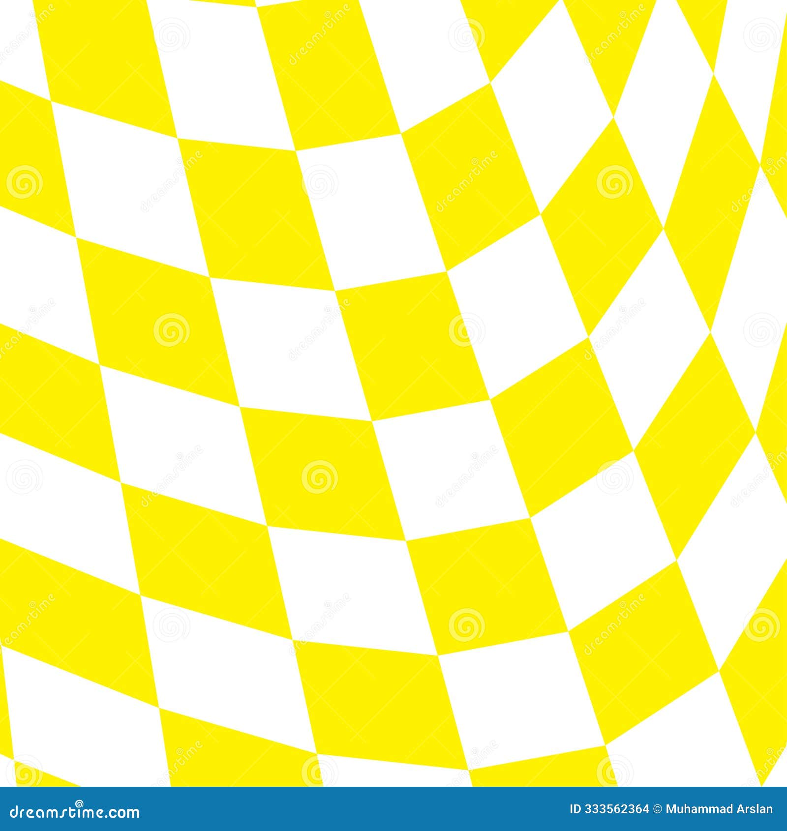 Yellow and White Checkered Abstract Background. Race Background with ...