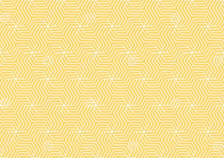 Yellow and White Geometric Pattern Stock Vector - Illustration of ...