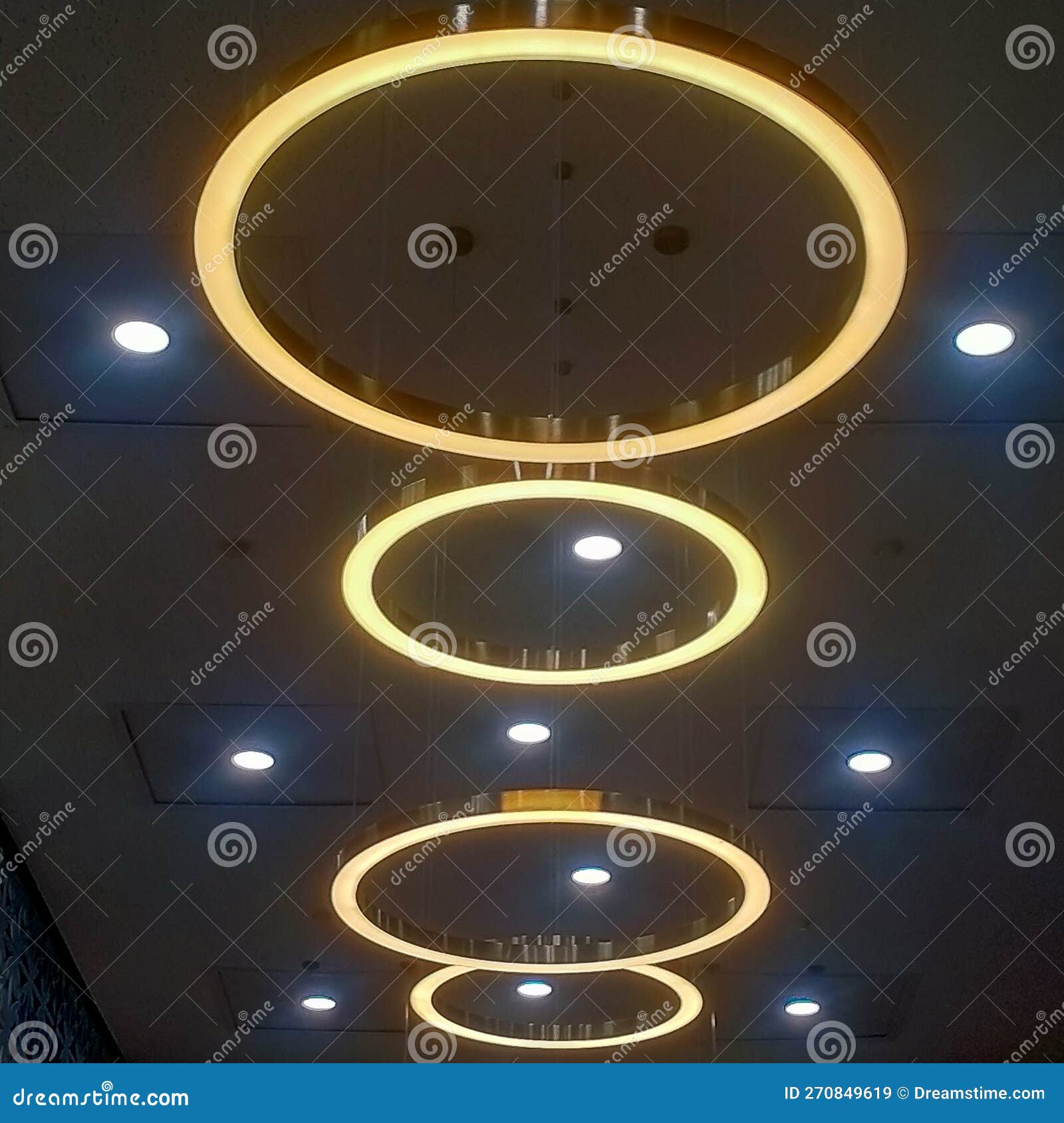 Yellow White Lighting the Ceiling Stock Image - Image of yellow, font ...