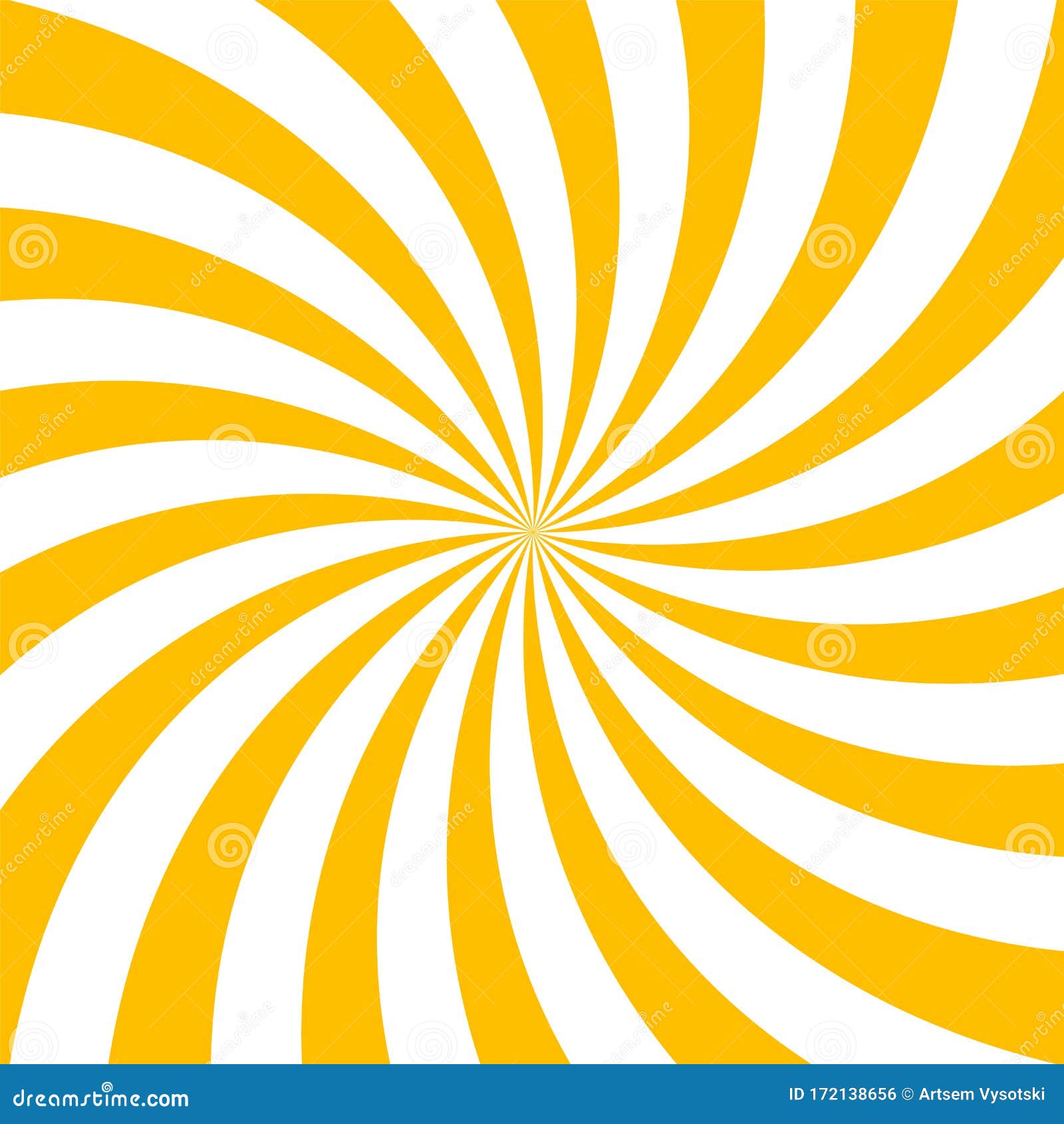 Yellow and White Sunburst Pattern Vector Illustration Stock ...