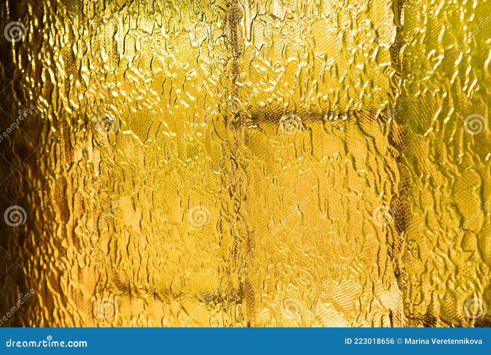 Yellow Window Glass with a Pattern Stock Photo - Image of design ...