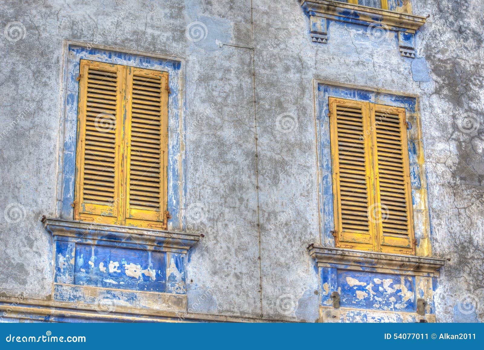 Yellow windows stock image. Image of facade, construction - 54077011