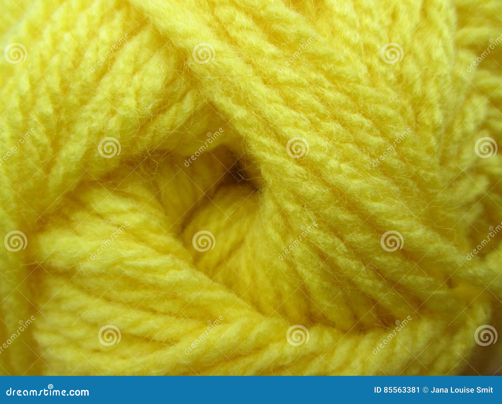 Yellow Wool. stock image. Image of thread, fabric, knitted - 85563381