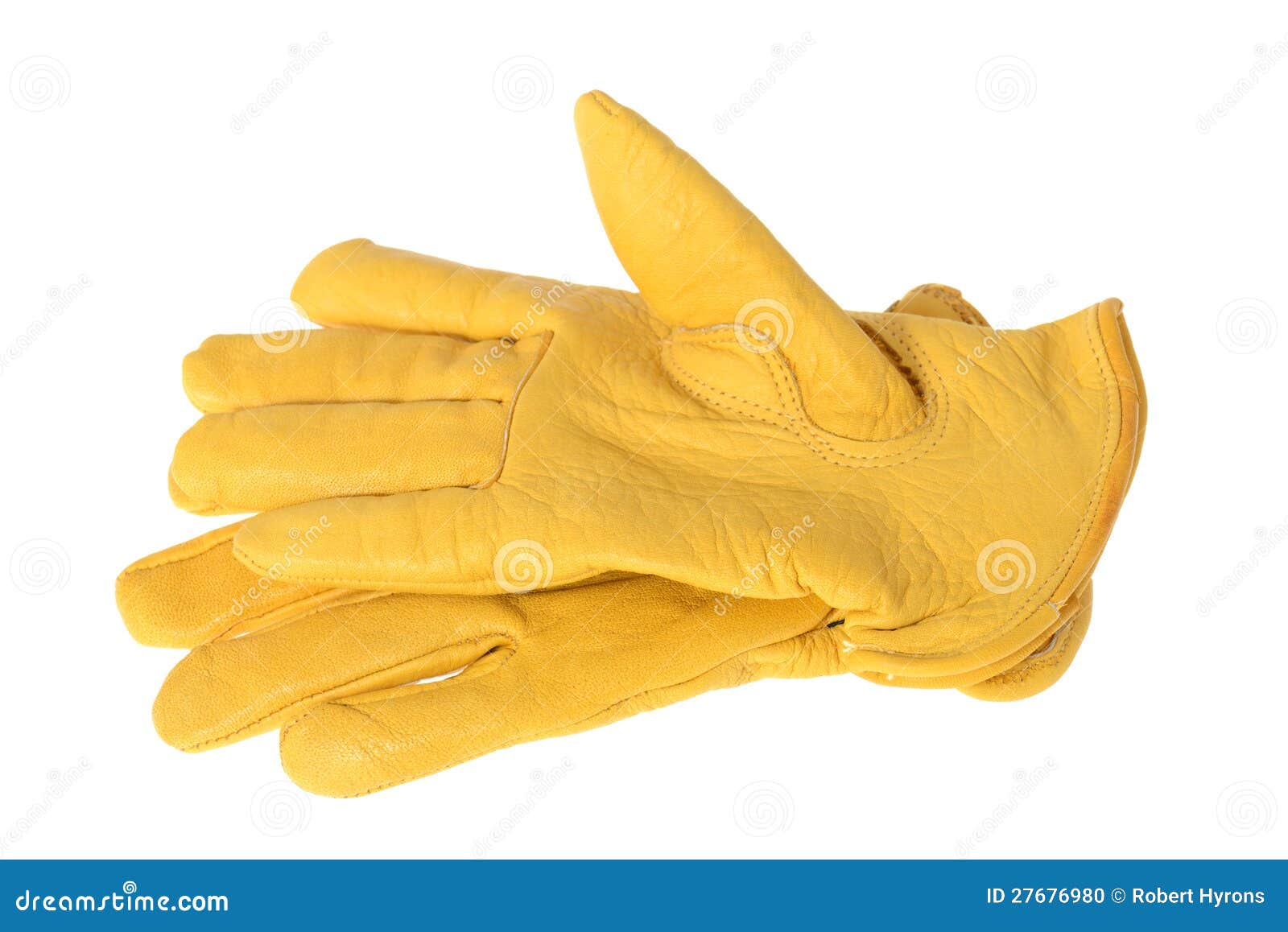 Yellow work golves stock photo. Image of health, background - 27676980