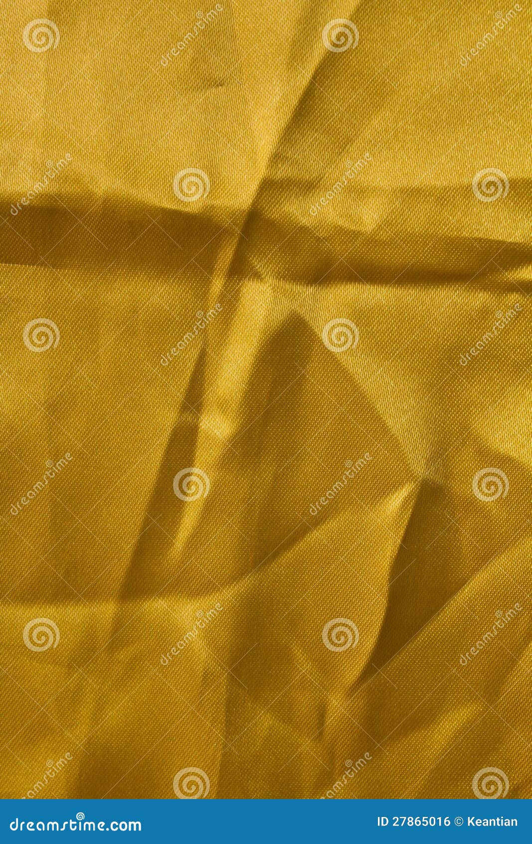 Yellow Wrinkled Fabric Surface. Stock Photo - Image of abstract, gold ...