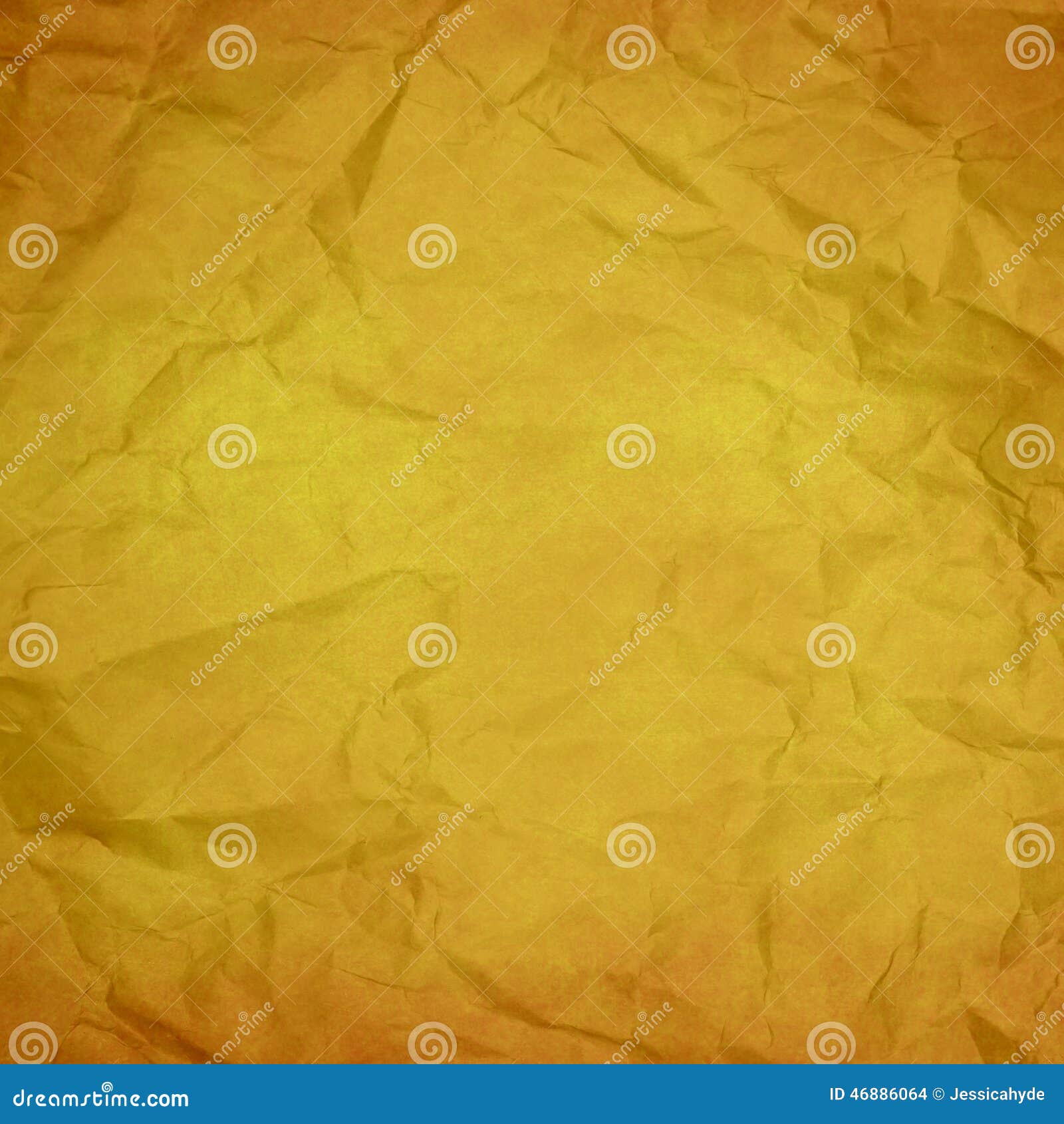 Yellow Wrinkled Paper Texture Royalty-Free Stock Image | CartoonDealer ...