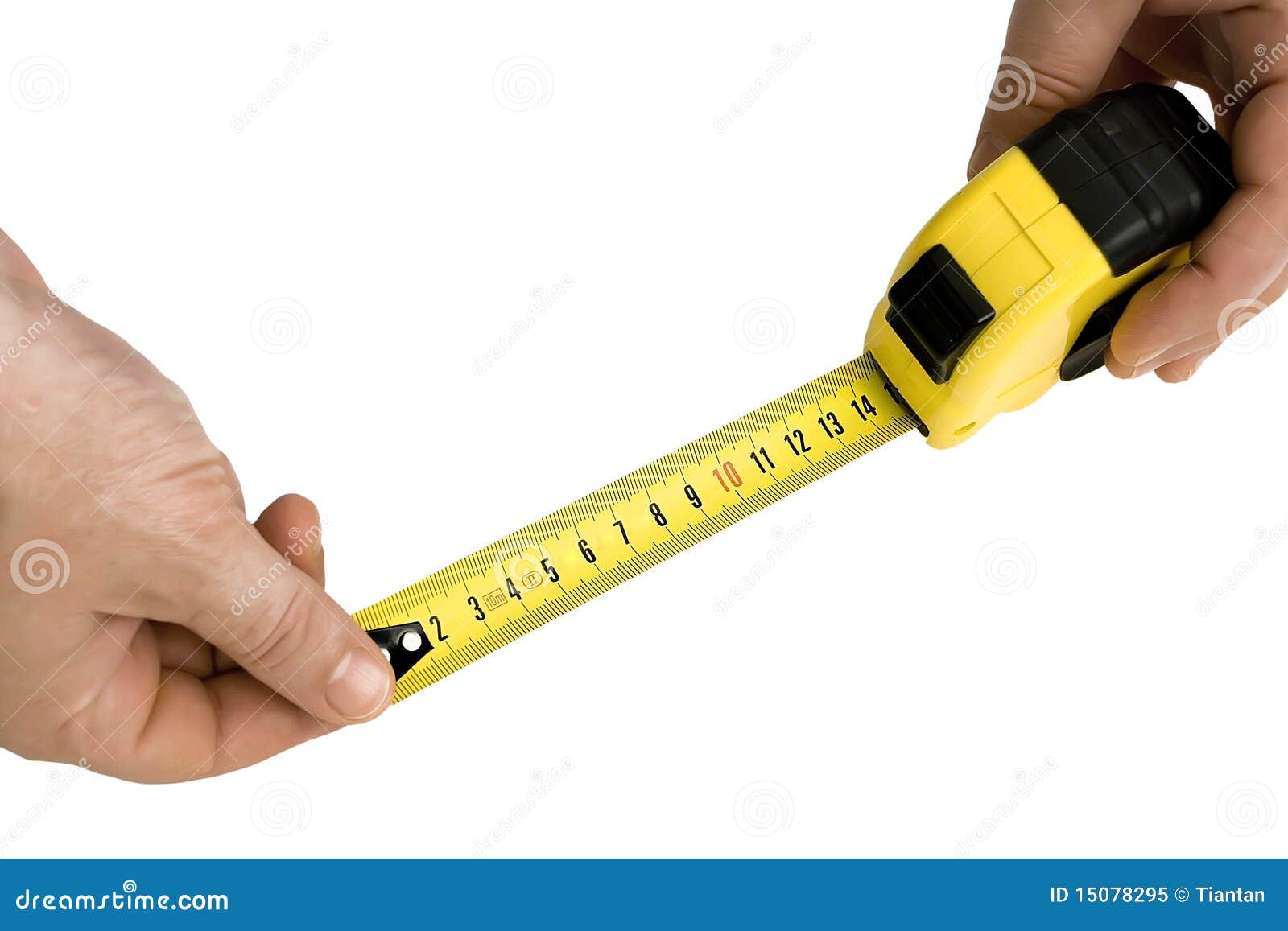 Yellow yardstick stock image. Image of millimeters, craft - 15078295