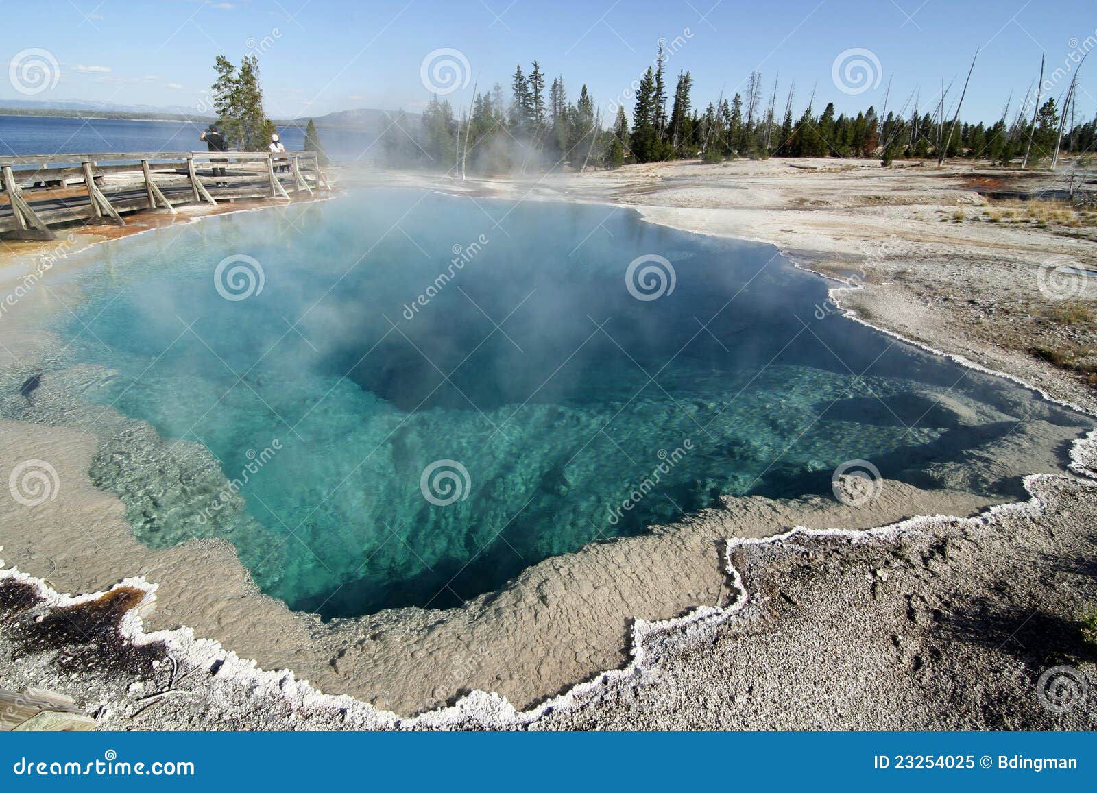Yellowstone Hot Spring stock image. Image of hotsprings - 23254025