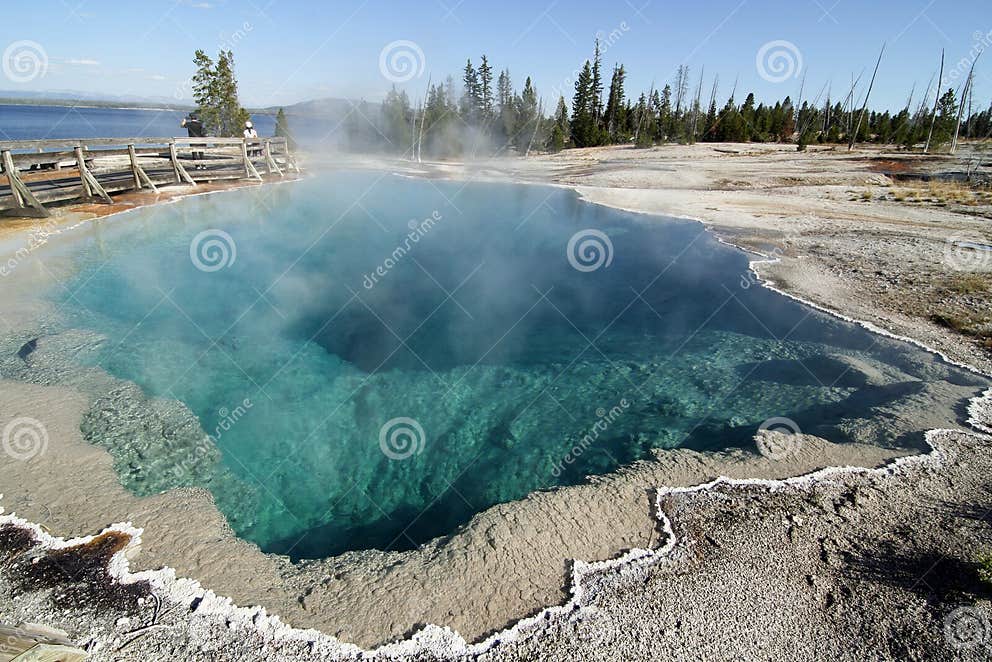 Yellowstone Hot Spring stock image. Image of hotsprings - 23254025