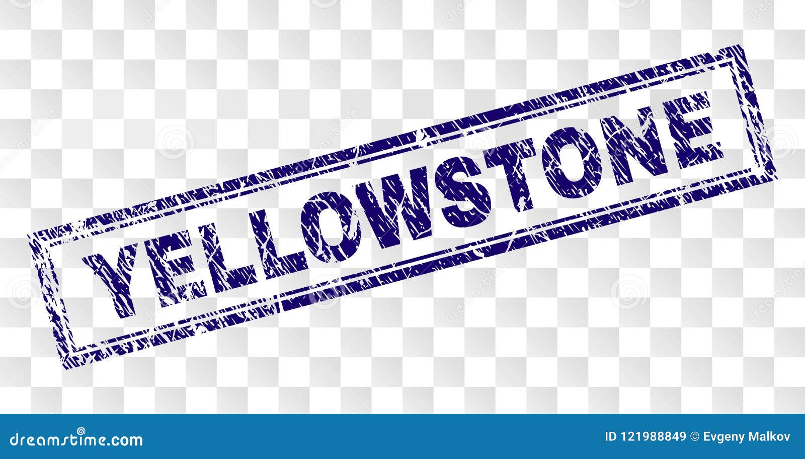 Grunge YELLOWSTONE Rectangle Stamp Stock Vector - Illustration of print ...