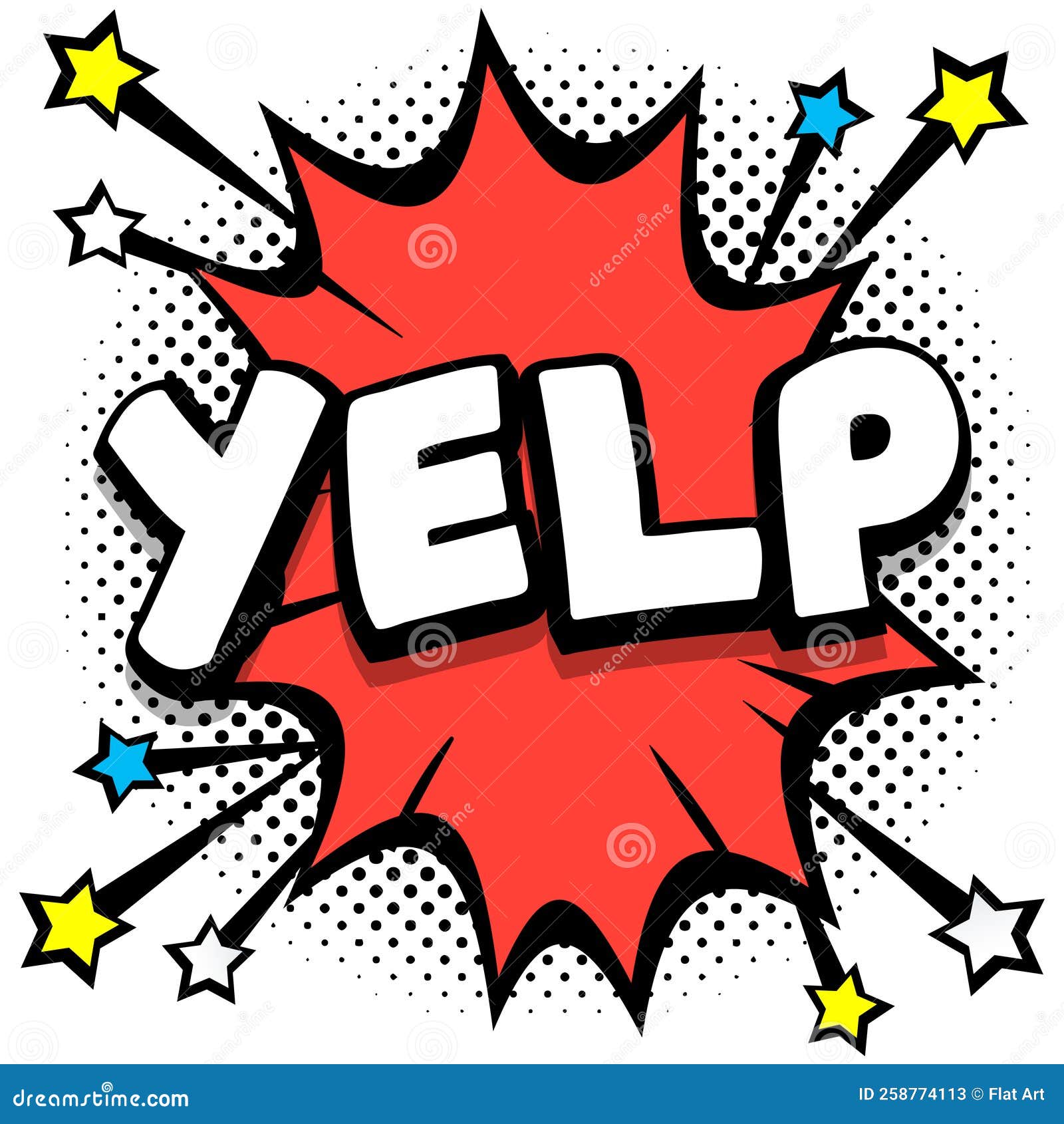 Yelp Comic Bright Template With Speech Bubbles On Colorful Frames ... Yelp Comic Bright Template With Speech Bubbles On Colorful Frames ...