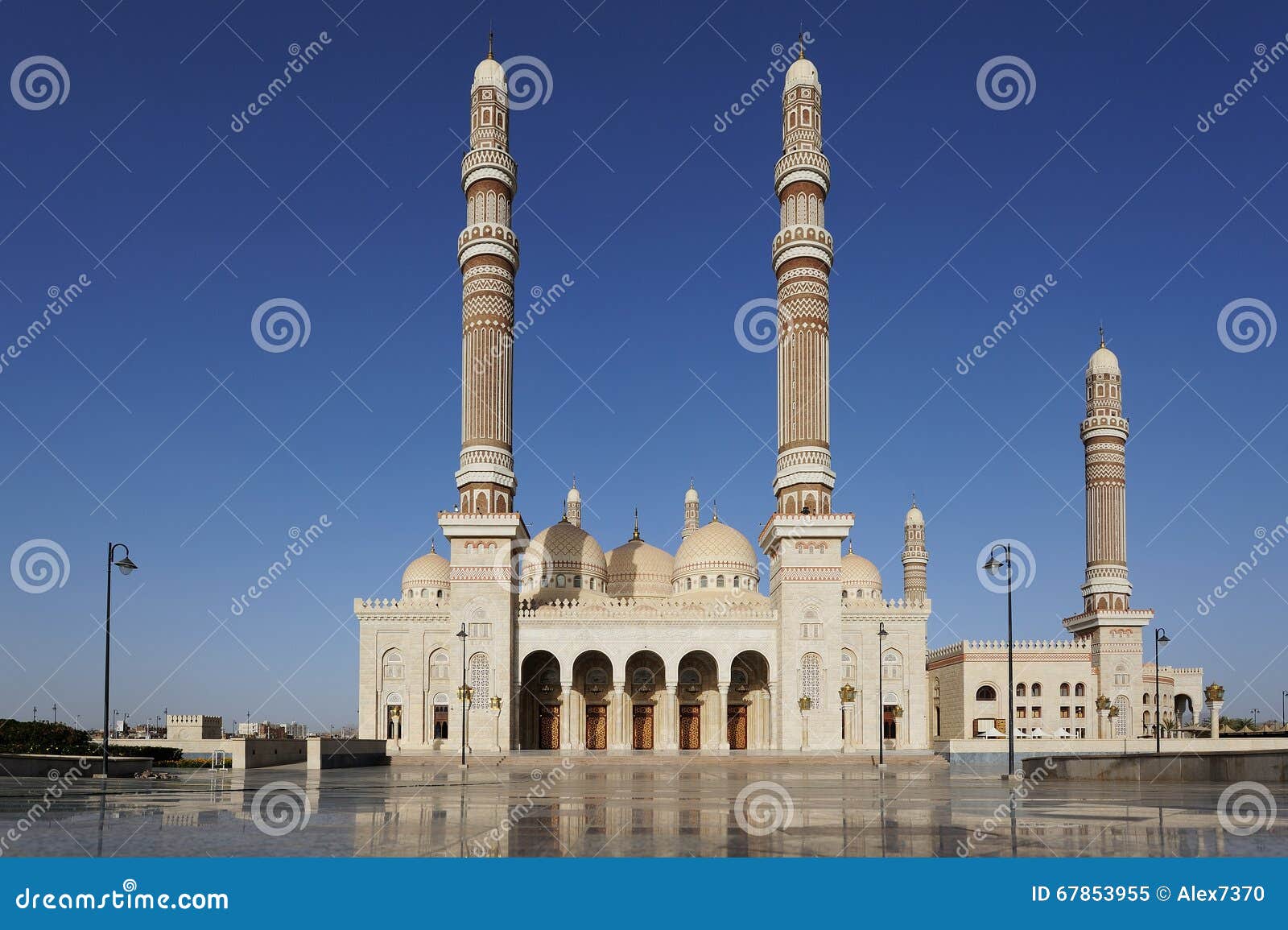 Yemen. Saleh Mosque in Sanaa Stock Image - Image of huge, allah: 67853955