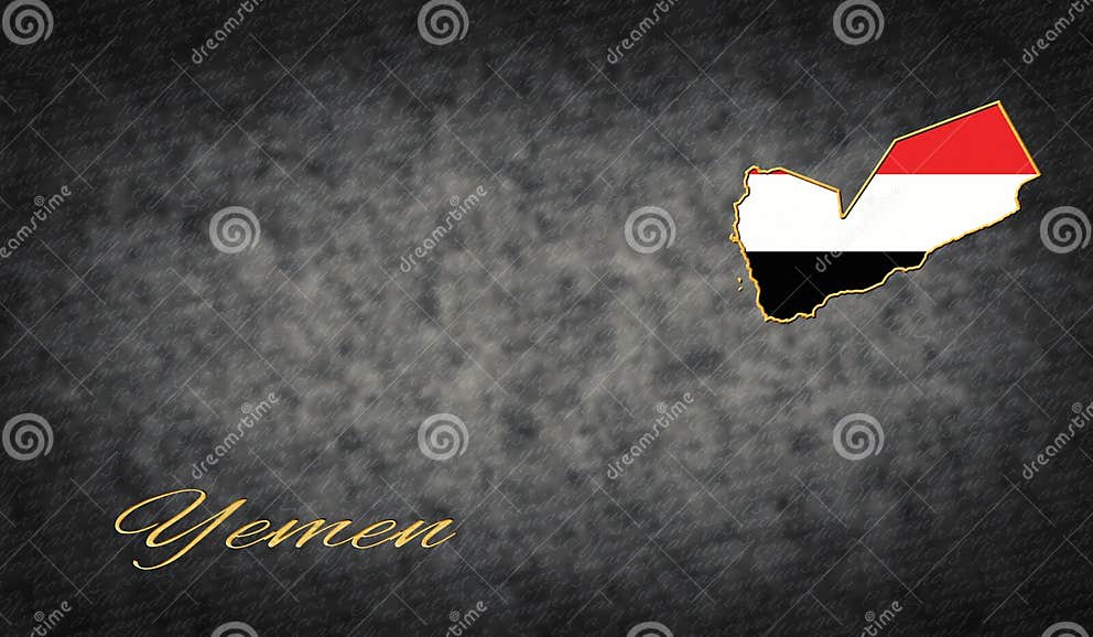 Yemen Symbols, Map of Yemen Stock Image - Image of coastal, aden: 338529039
