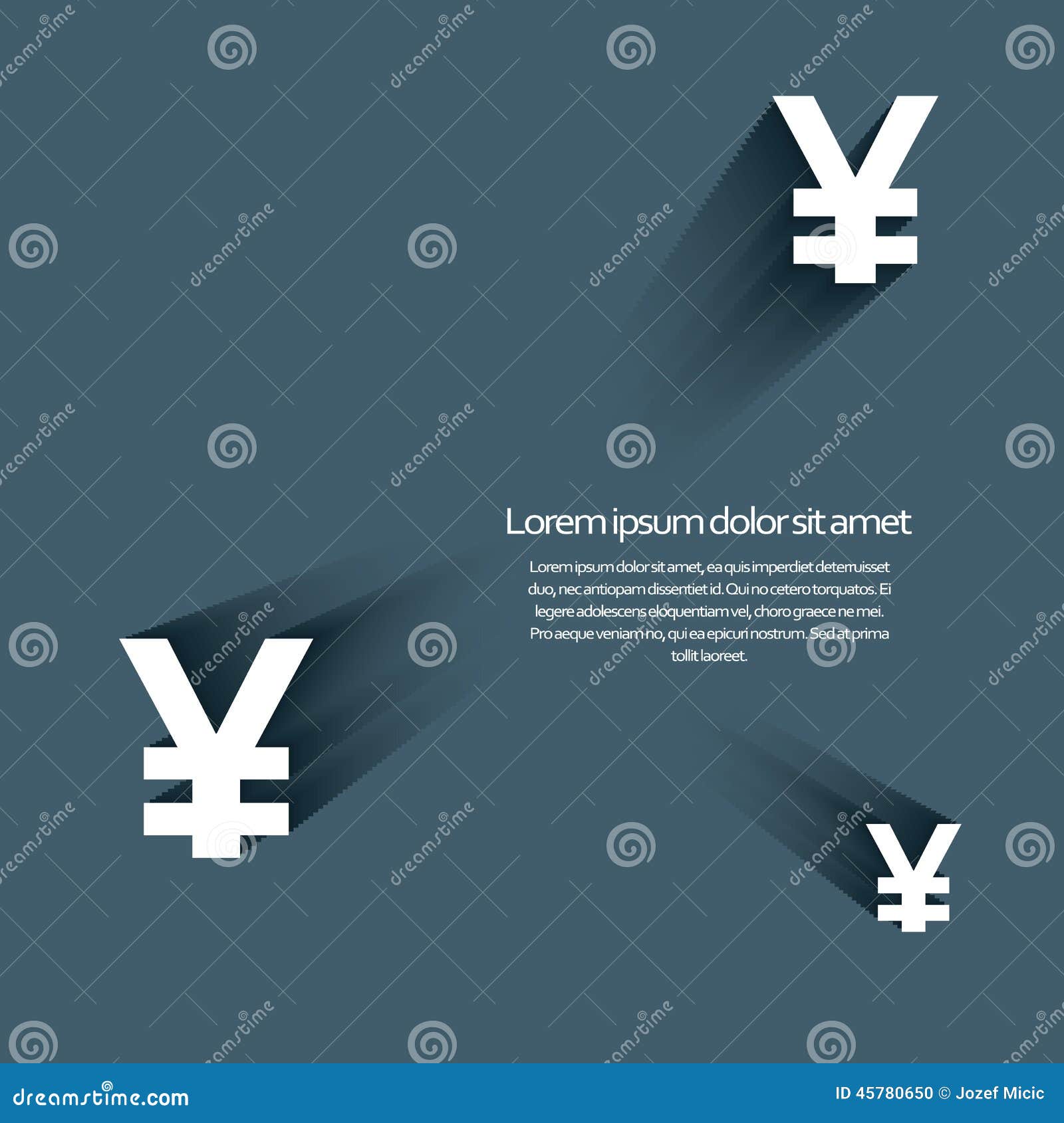 Yen Currency Sign with 3d Effect. Stock Vector - Illustration of design ...
