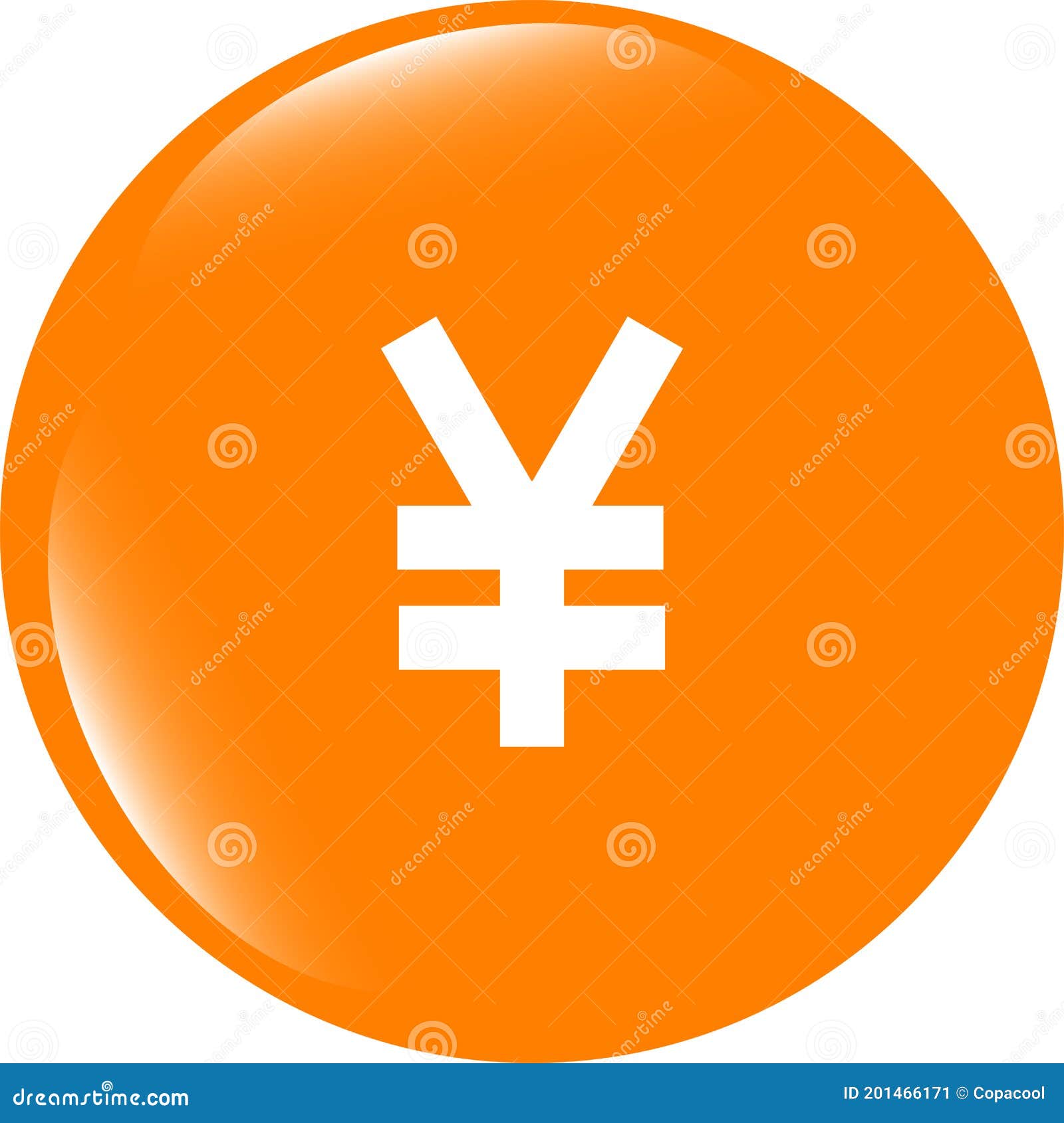 Yen JPY Sign Icon. Web App Button Stock Illustration - Illustration of ...
