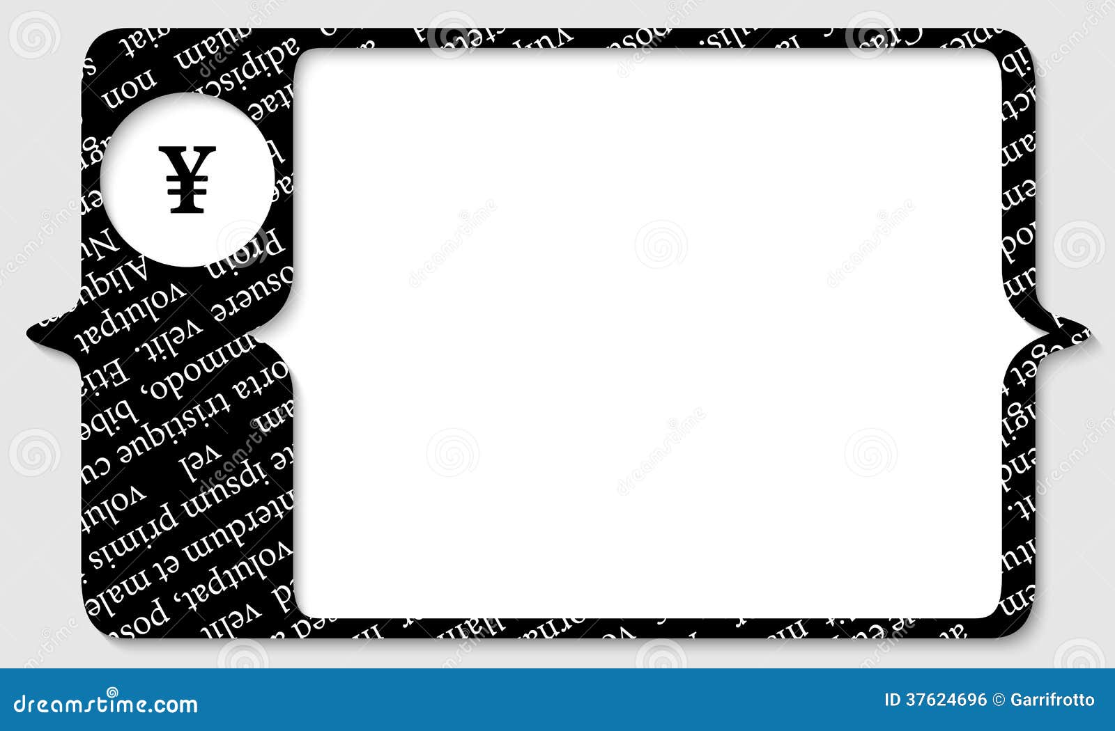 Yen mark stock vector. Illustration of bank, frame, cover - 37624696