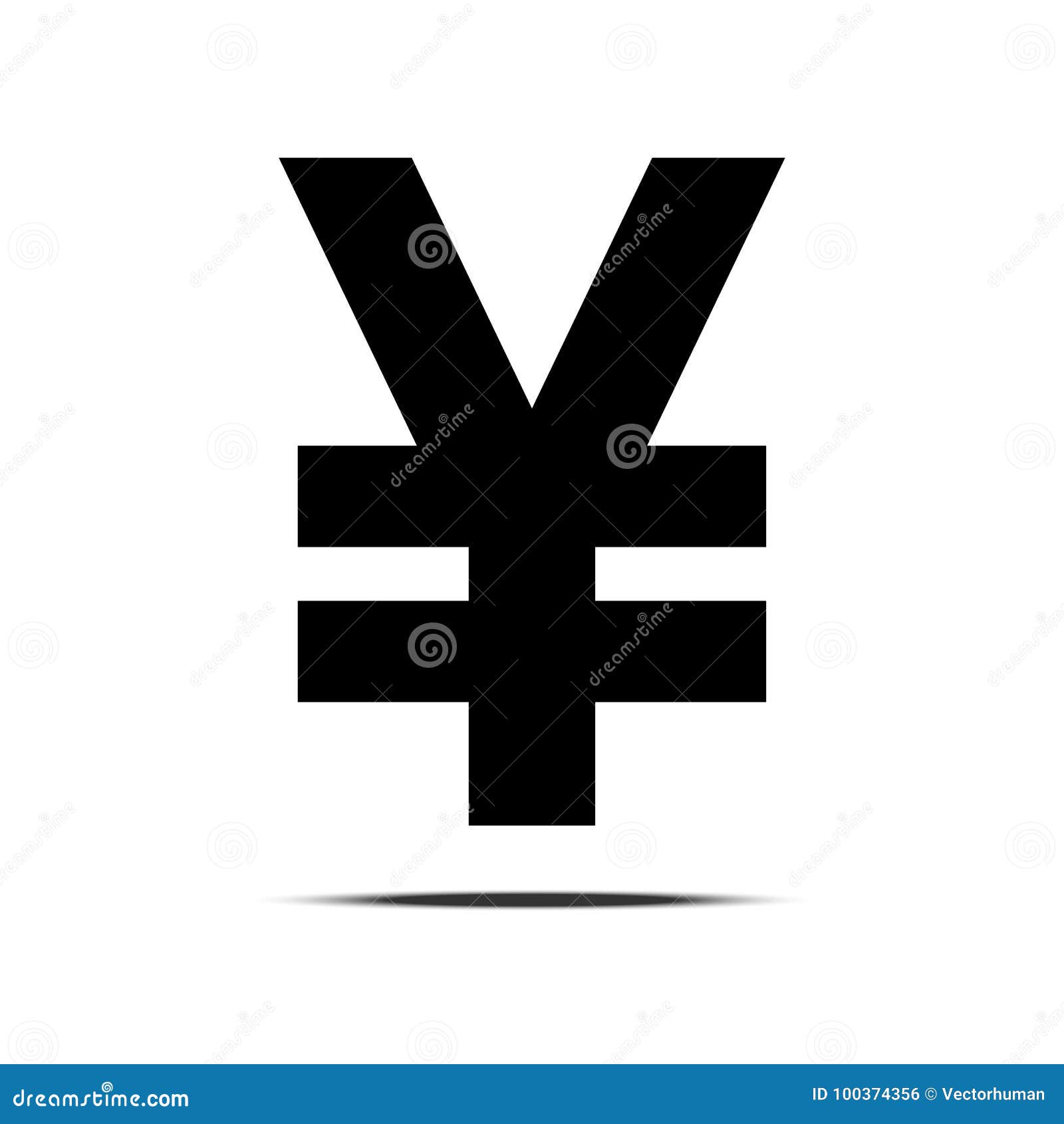 Yen Sign ilustração do vetor. Ilustração de dinheiro - 100374356