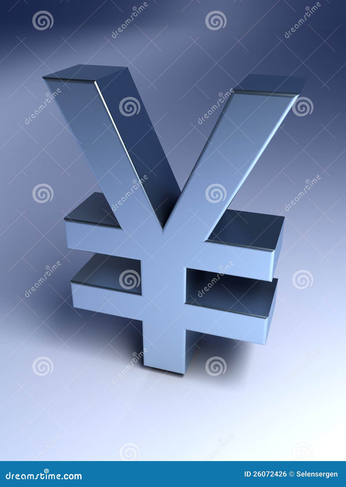 Yen sign stock illustration. Illustration of metallic - 26072426