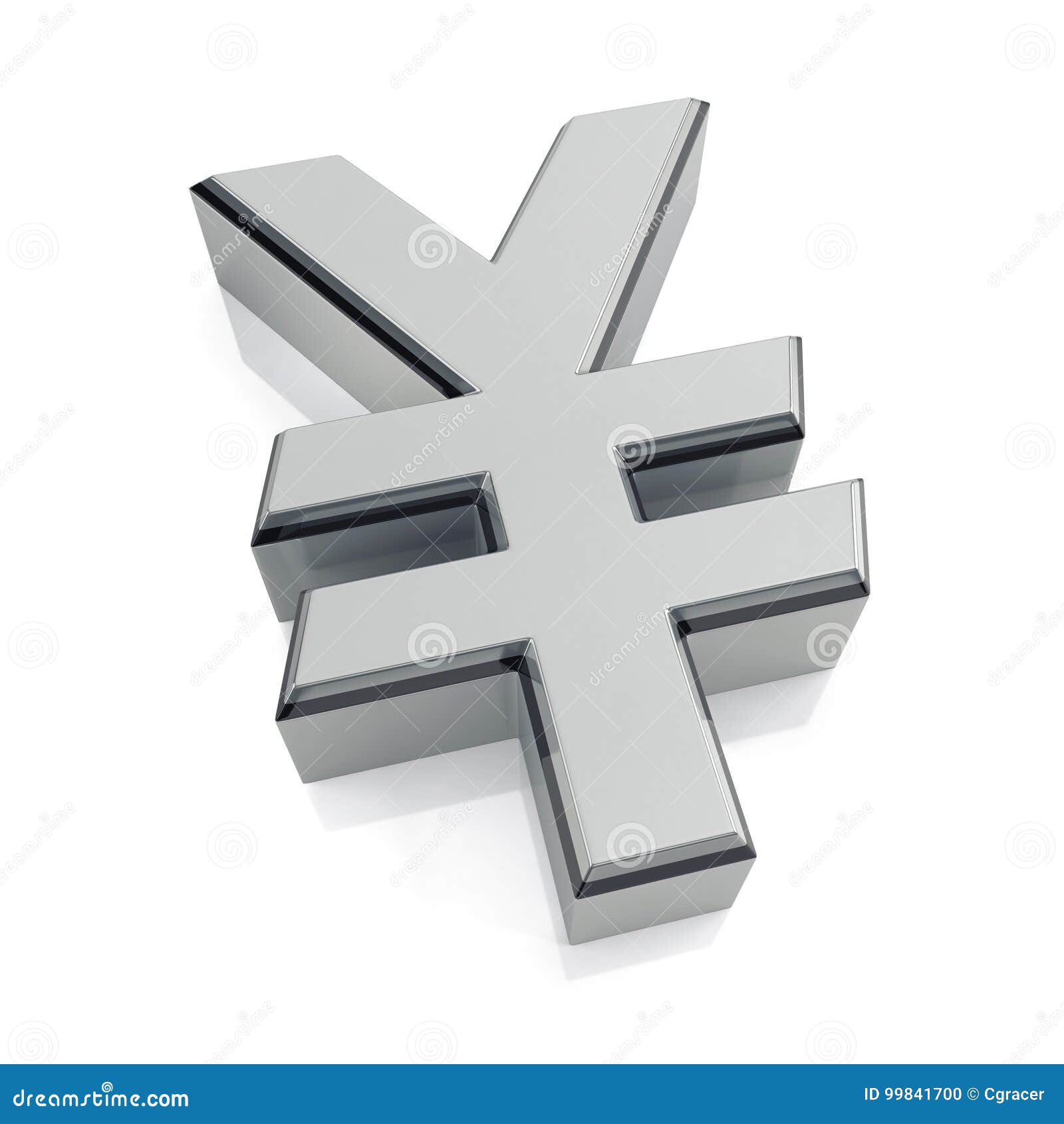 Yen Sign Symbol stock illustration. Illustration of cross - 99841700