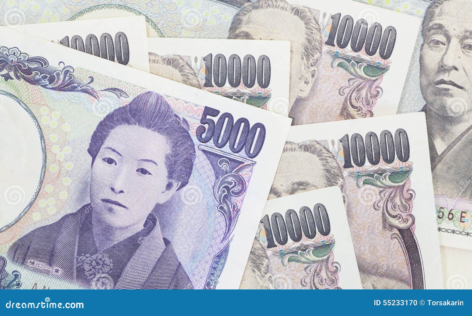 Yenes Japoneses De La Moneda Foto de archivo - Imagen de colorido ...