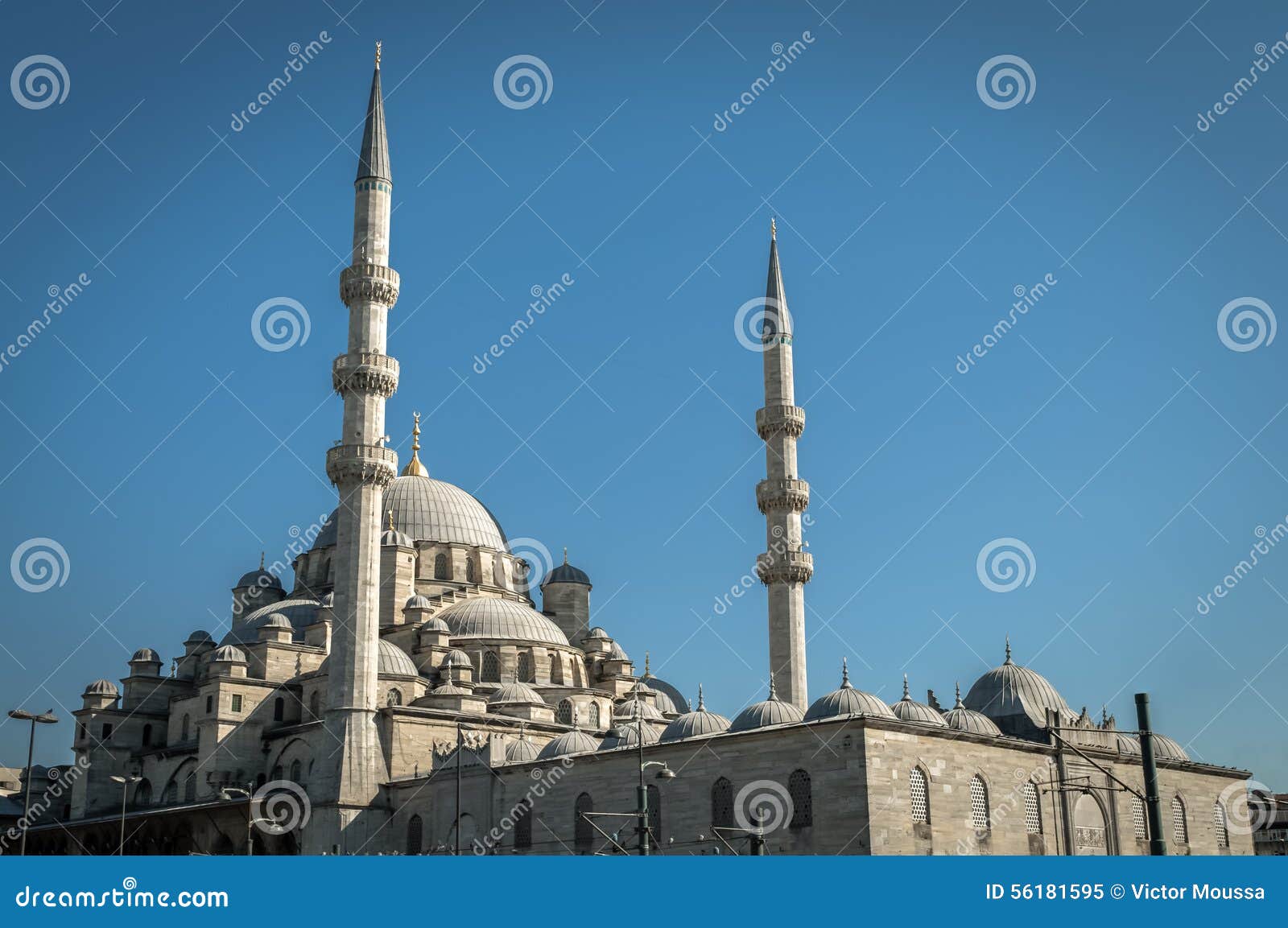 Yeni Cami mosque stock image. Image of byzantine, minaret - 56181595