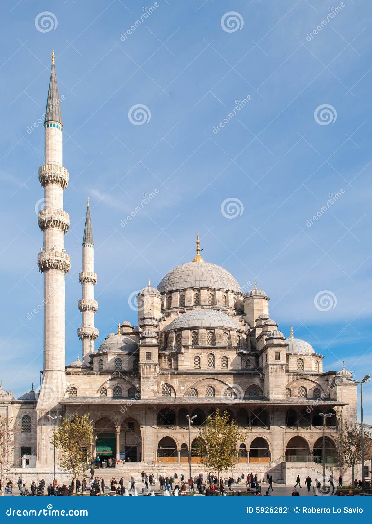 The Yeni Cami Mosque in Istanbul Editorial Photo - Image of blue ...