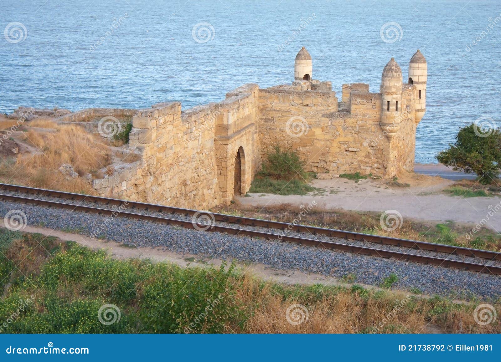 Yeni-Kale, Ancient Fortress in Kerch Stock Photo - Image of brickwork ...