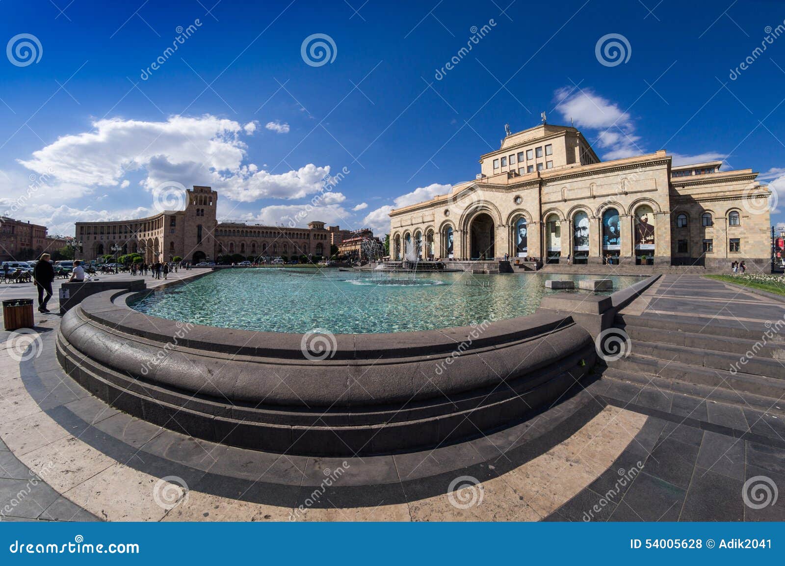 Yerevan editorial stock photo. Image of exterior, panoramic - 54005628