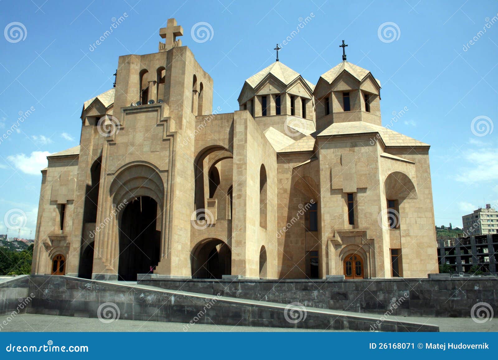 Yerevan Cathedral stock image. Image of landmark, exploration - 26168071