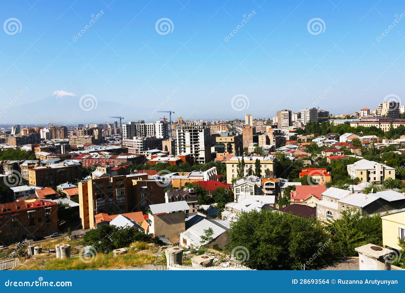 Yerevan city stock photo. Image of cityscape, scape, industry - 28693564