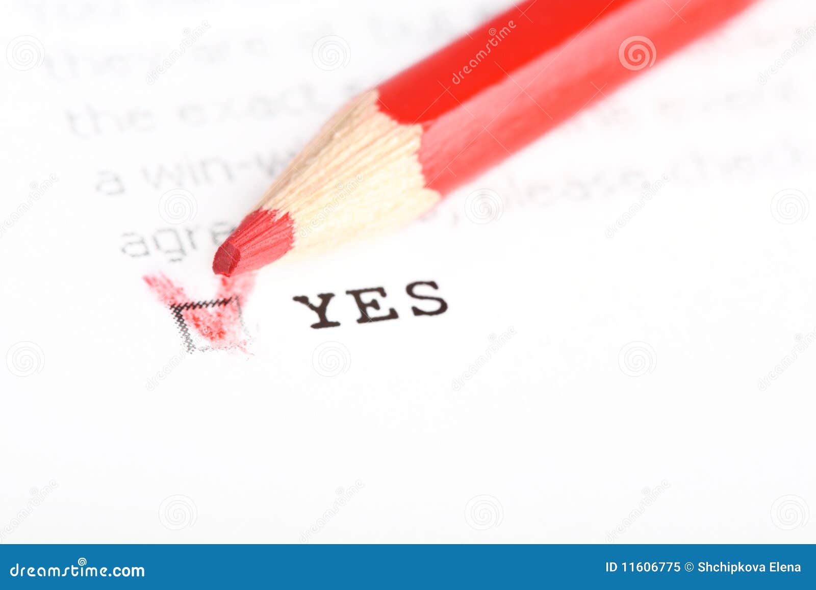 Yes stock image. Image of life, isolated, correct, human - 11606775