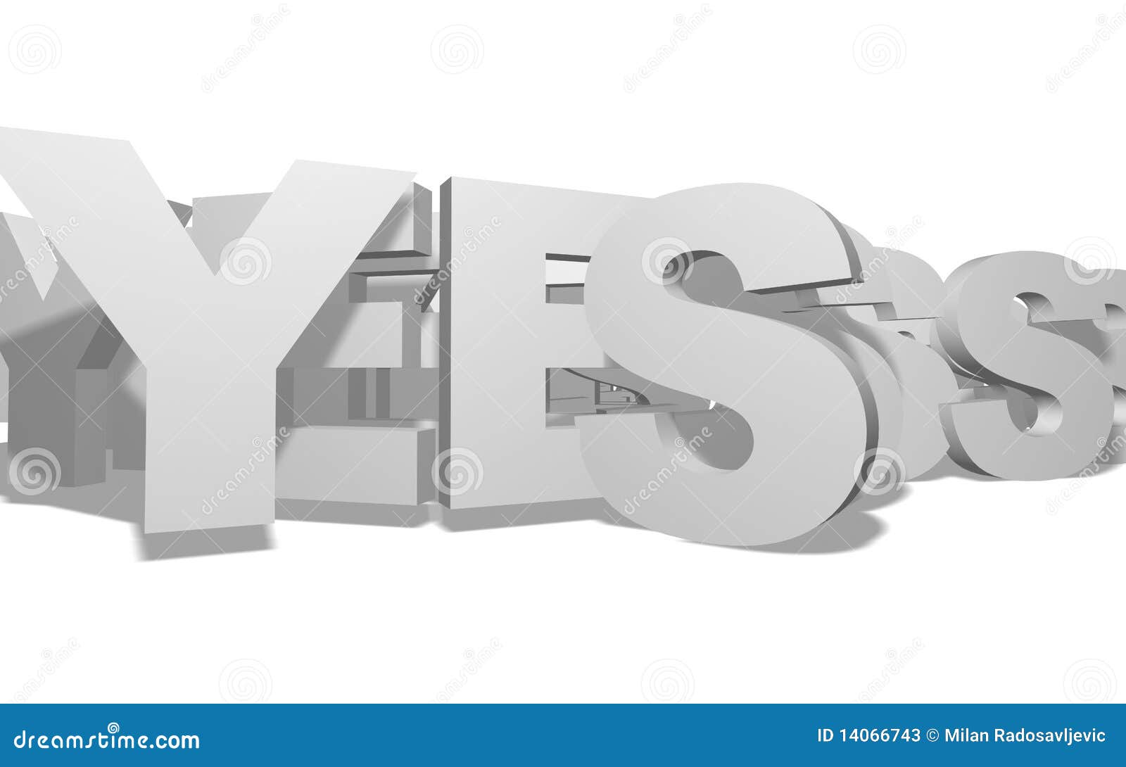 Yes stock illustration. Illustration of isolated, digital - 14066743
