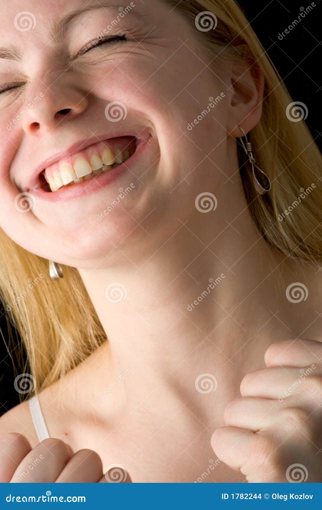 Yes stock photo. Image of grey, cosmetics, eyed, happy - 1782244