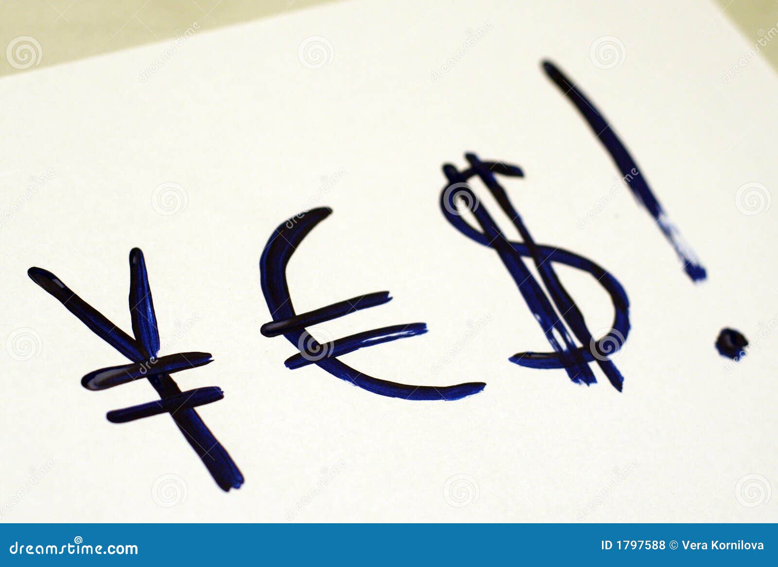 Yes! stock photo. Image of value, euro, reaching, dollar - 1797588