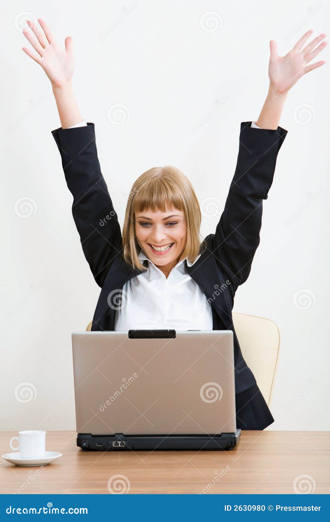 Yes!!! stock photo. Image of work, businesswoman, business - 2630980