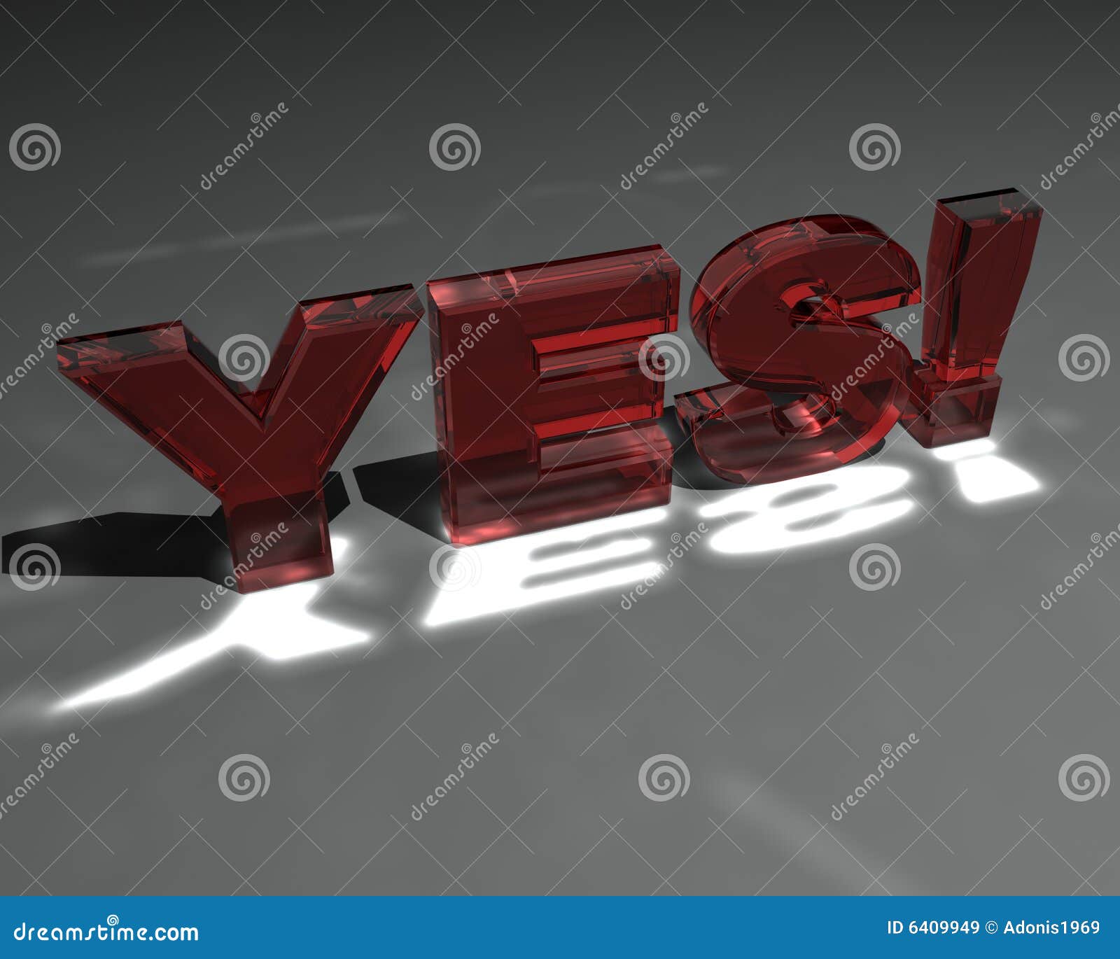 Yes stock illustration. Illustration of confused, advertisement - 6409949
