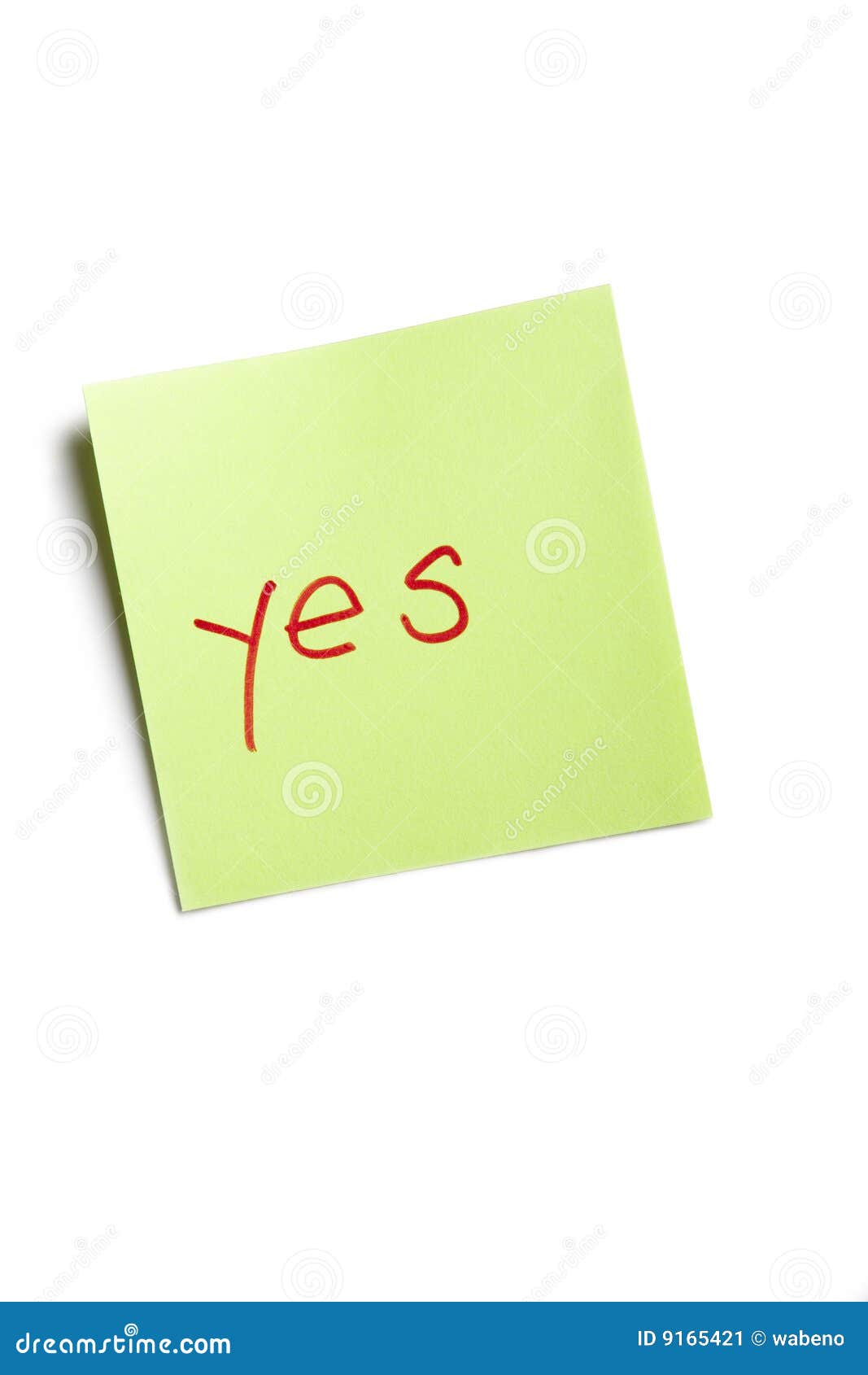 YES stock image. Image of scribble, organizer, memo, square - 9165421