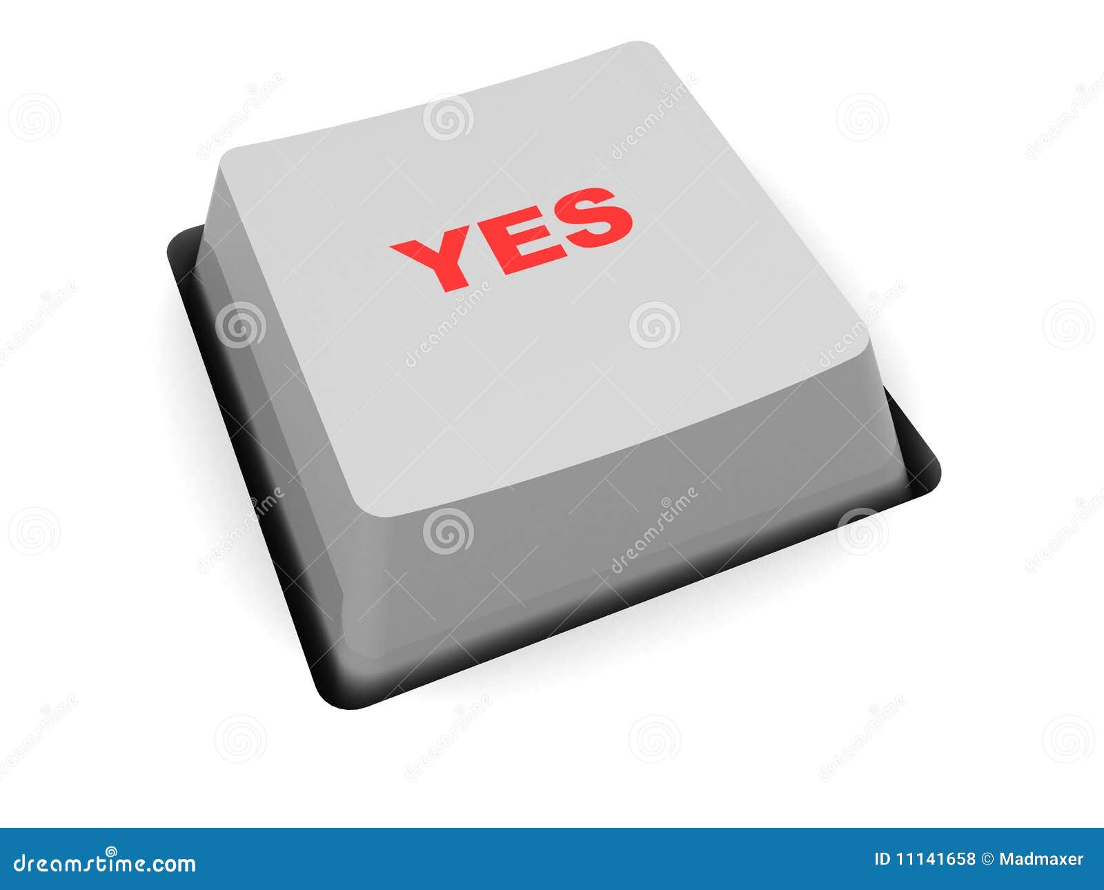 yes button stock illustration. Illustration of keyboard - 11141658