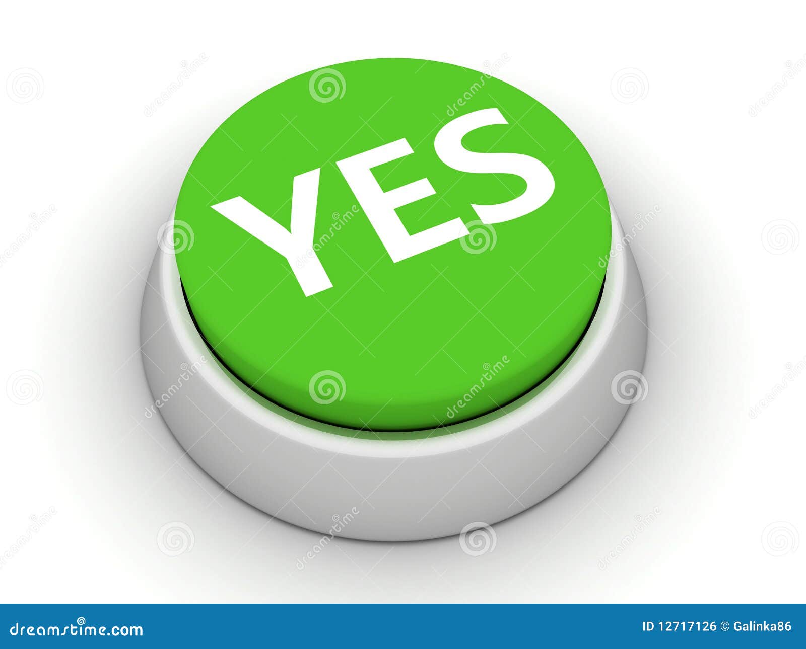 Yes button stock illustration. Illustration of pronounced - 12717126