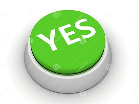Yes button stock illustration. Illustration of pronounced - 12717126