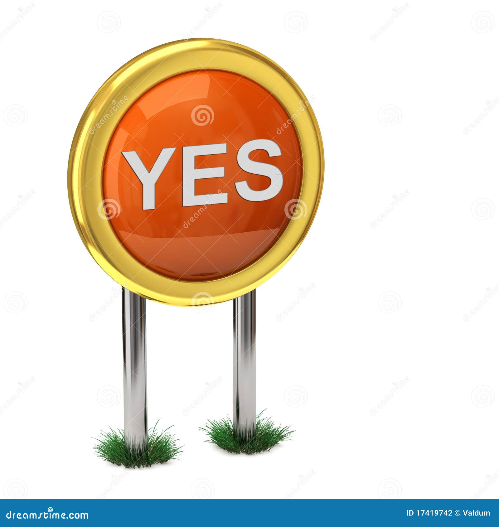 YES button stock illustration. Illustration of celebrate - 17419742