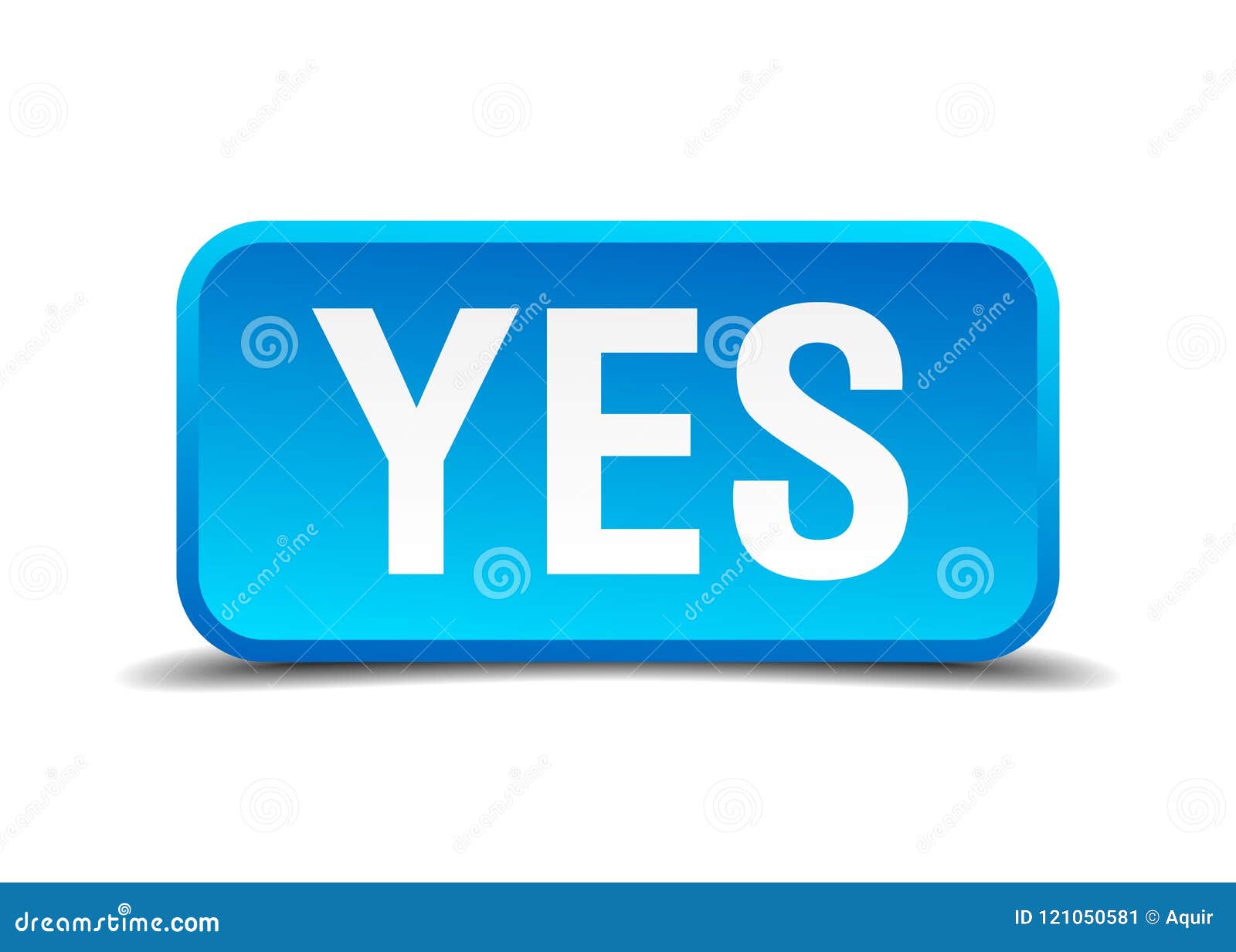 Yes button stock vector. Illustration of shadow, graphic - 121050581