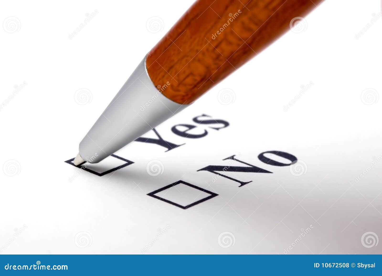 Yes Check box stock photo. Image of voting, politics - 10672508