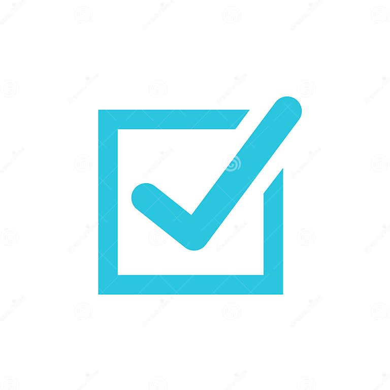 Yes. Check mark box icon stock vector. Illustration of graphic - 310052299