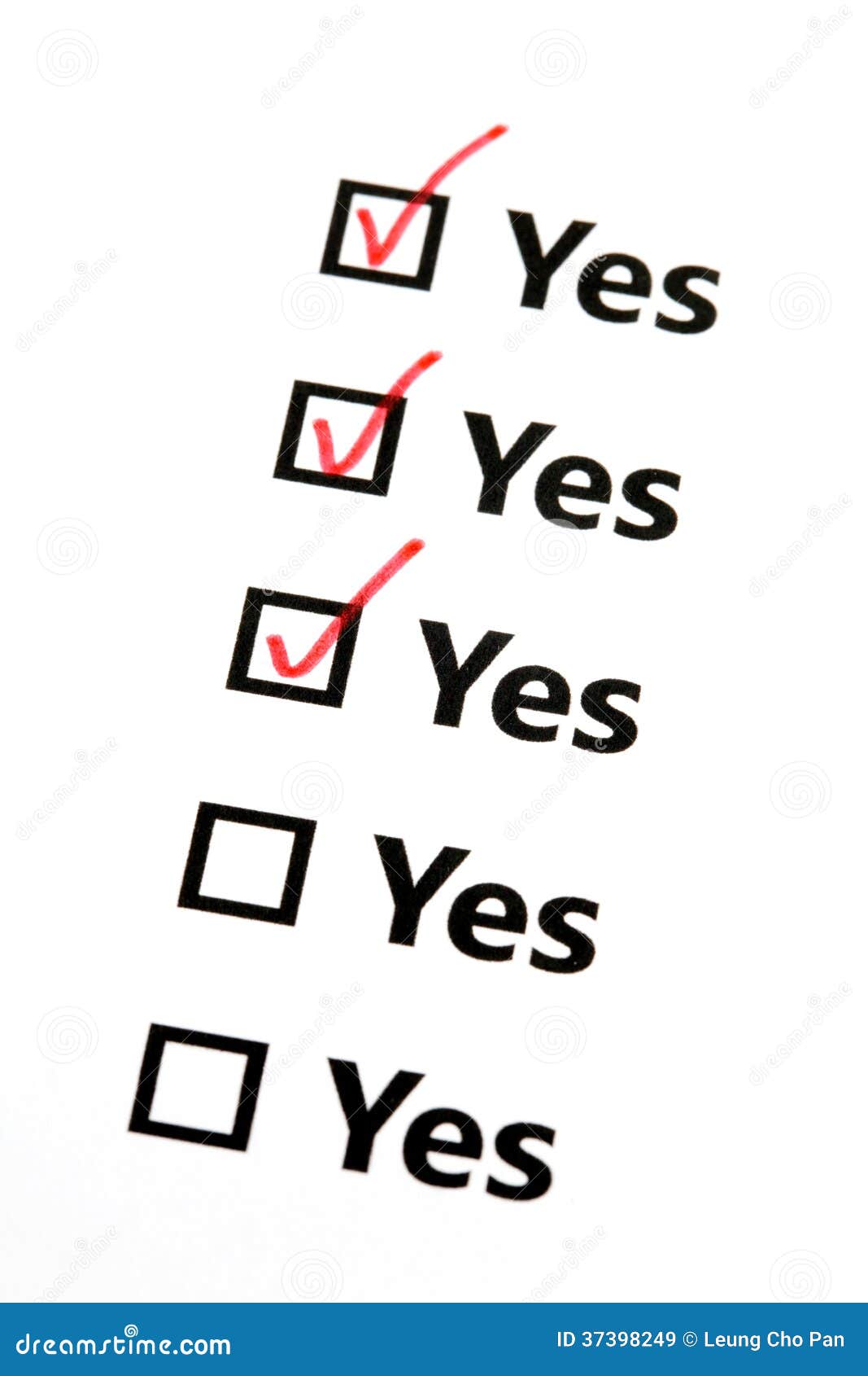 Yes checkbox stock image. Image of pick, banner, ballot - 37398249