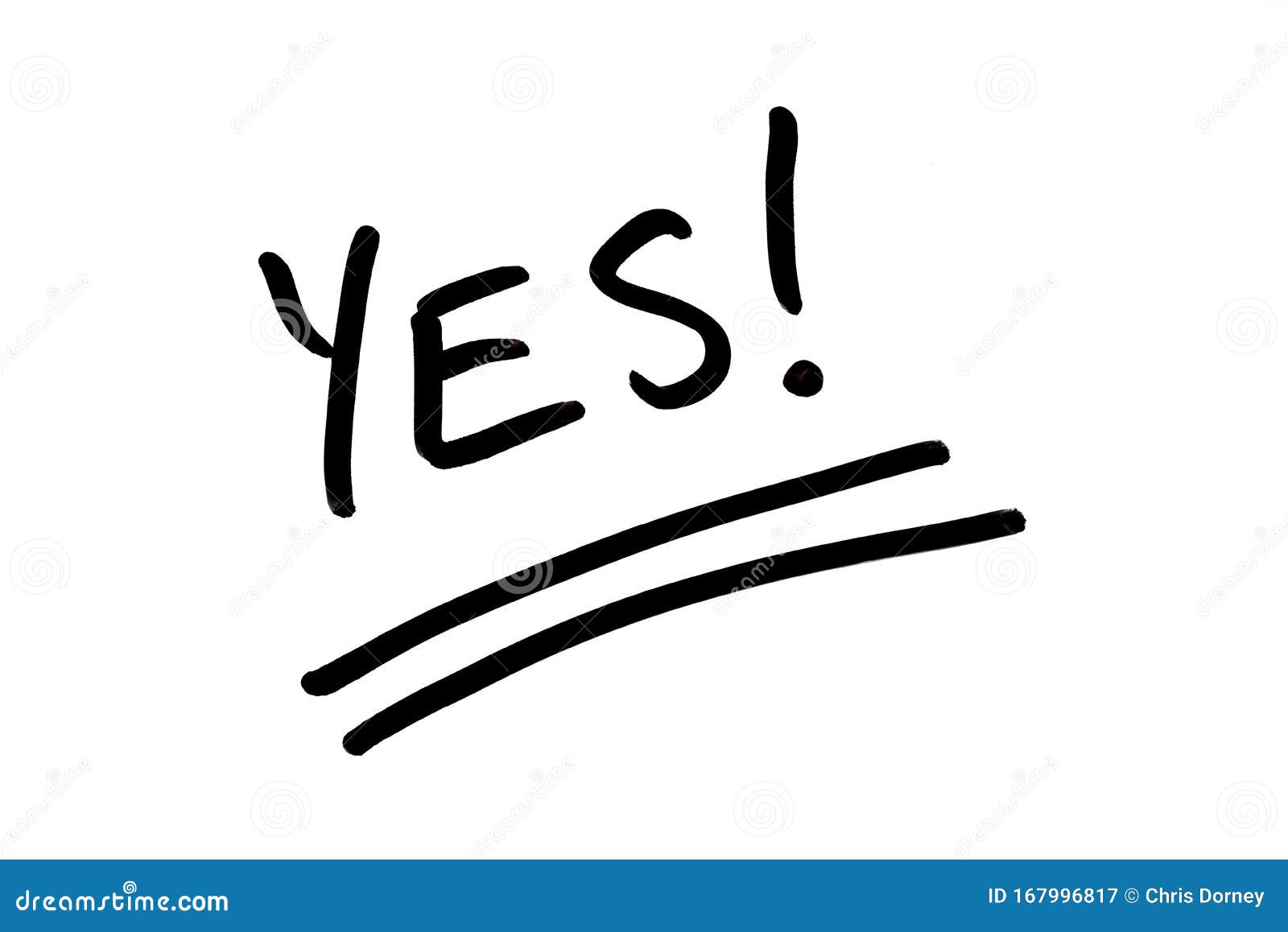 YES stock illustration. Illustration of okay, definite - 167996817